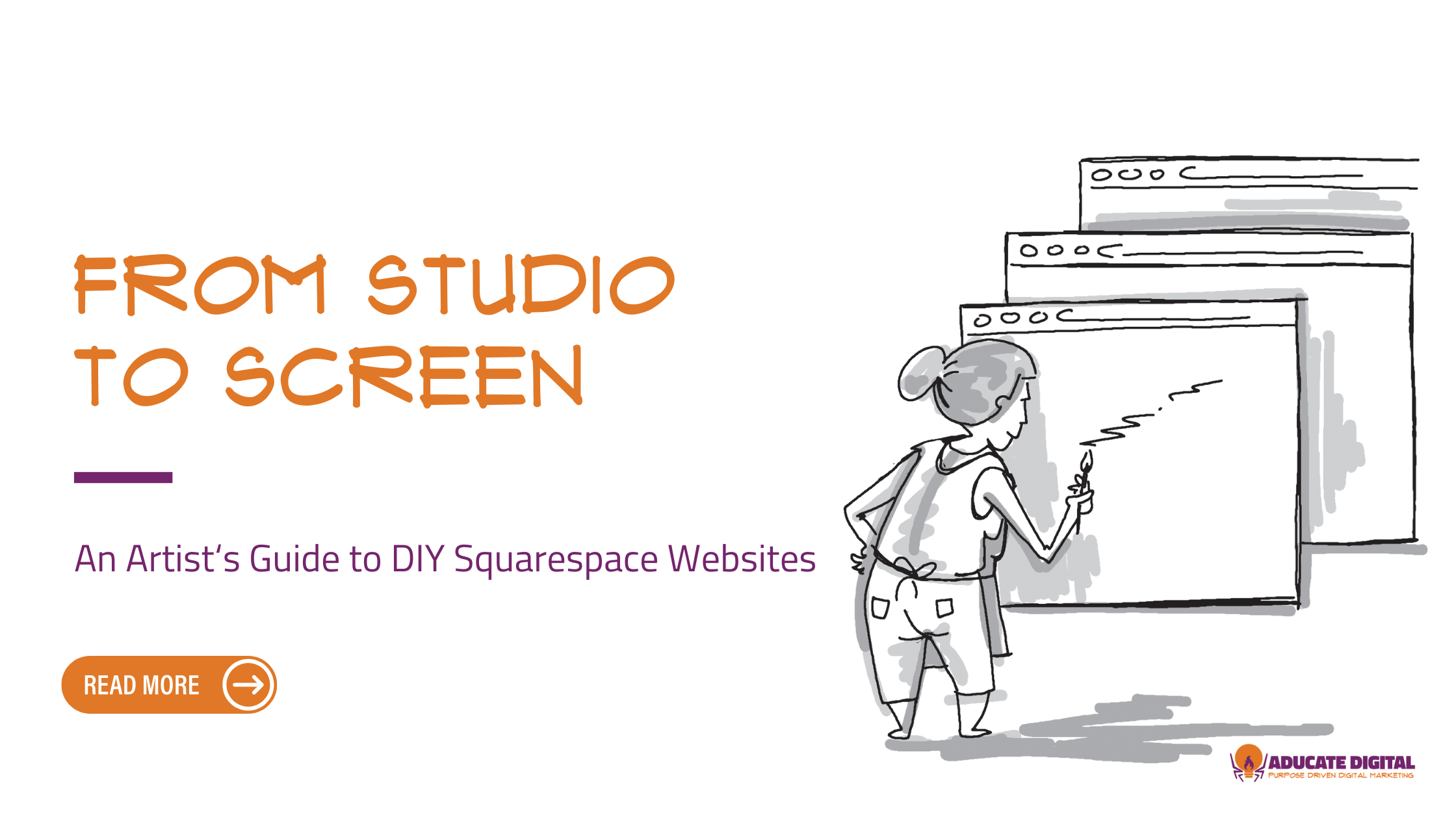 From Studio to Screen: DIY Squarespace for Artists - Aducate Digital